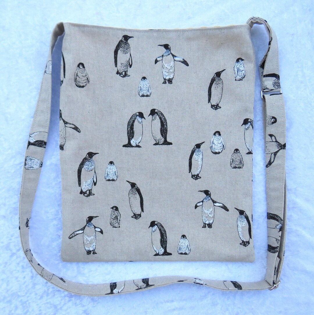 Penguin Print Lined Drain Bag: Post Surgery Crossbody Bag - Etsy