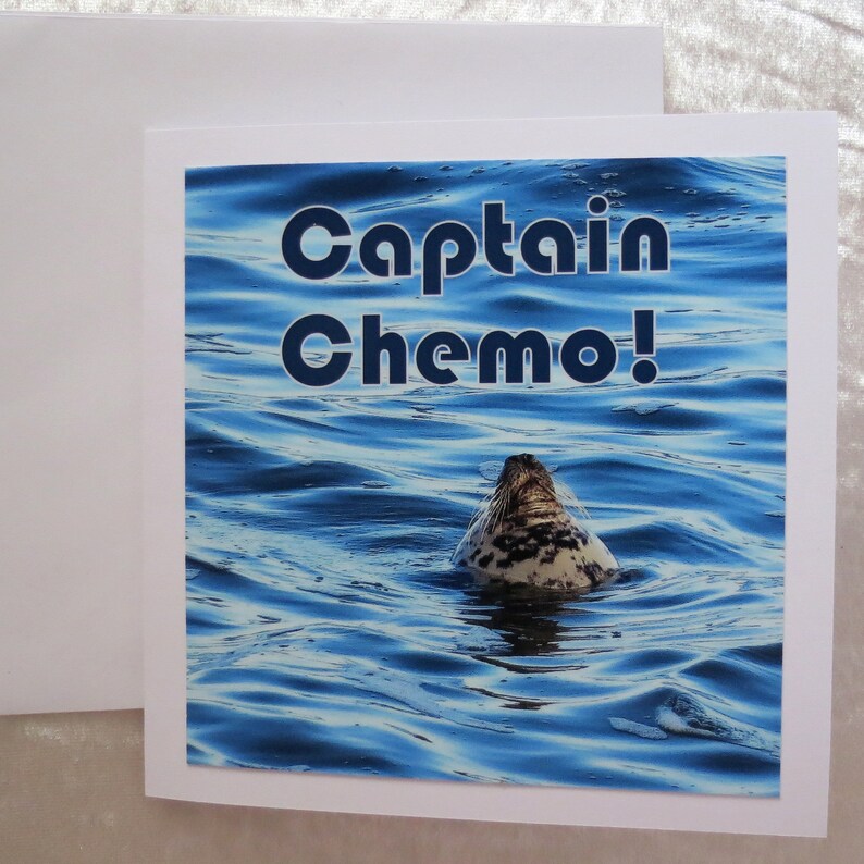 Chemo Card. Captain Chemo. Cancer Card. - Etsy