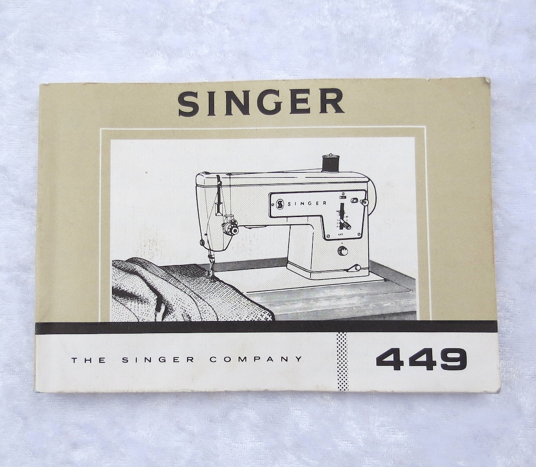 Vintage Singer Manual, Singer Instructions, Original Singer ...