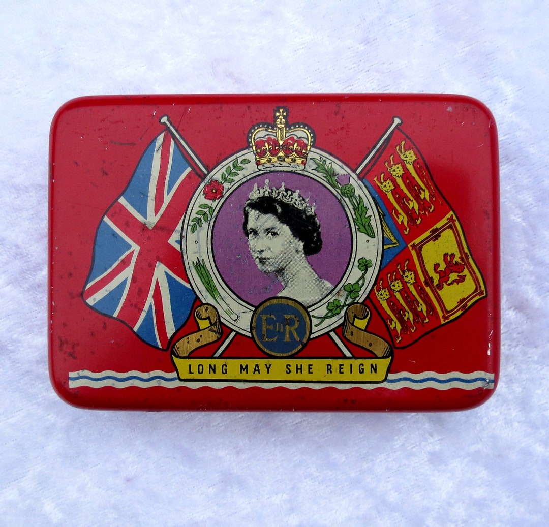 Vintage Tin, 1953 Coronation Tin, Oxo Tin, Queen Elizabeth - Etsy