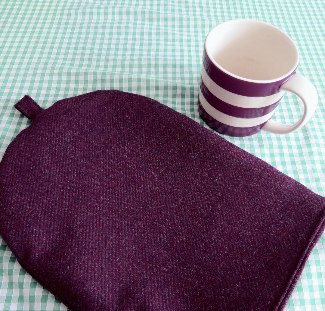 Wool Coffee Cosy: Magenta Herringbone Cafetiere Cover (3-cup) - Etsy