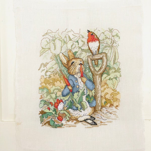 Rabbit Cross Stitch - Etsy