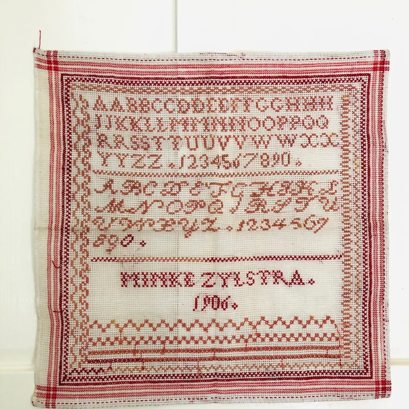 Antique Sampler - Etsy