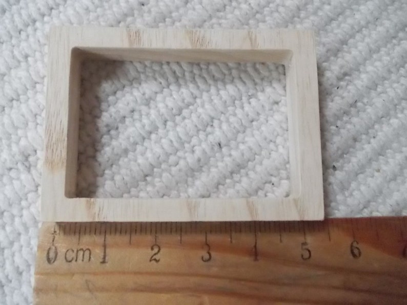 1pc Unfinished see-through picture/photo frame for | Etsy