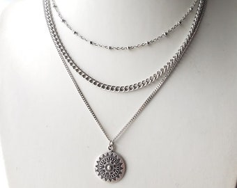 Layered Pendant - Etsy