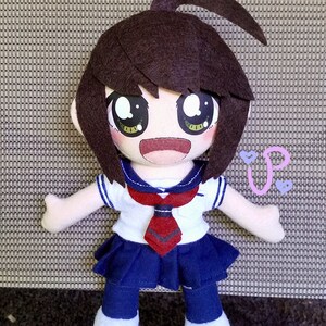 Custom 8 Inch Anime Plush Doll - Etsy