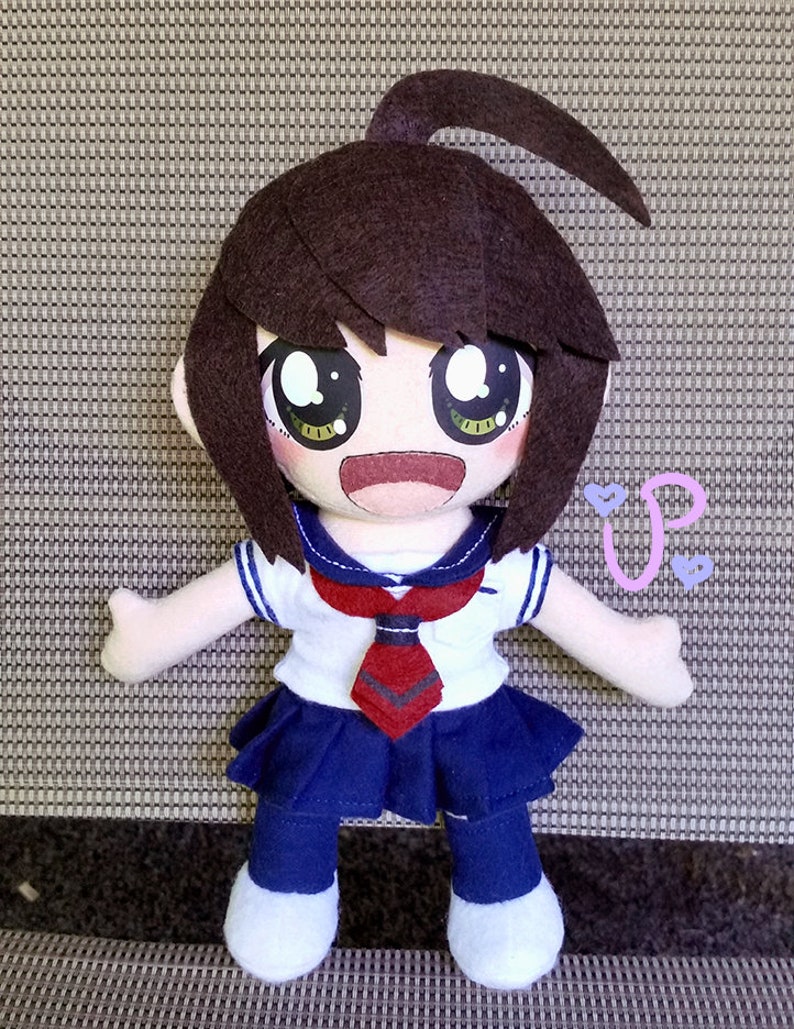 Custom 8 Inch Anime Plush Doll - Etsy