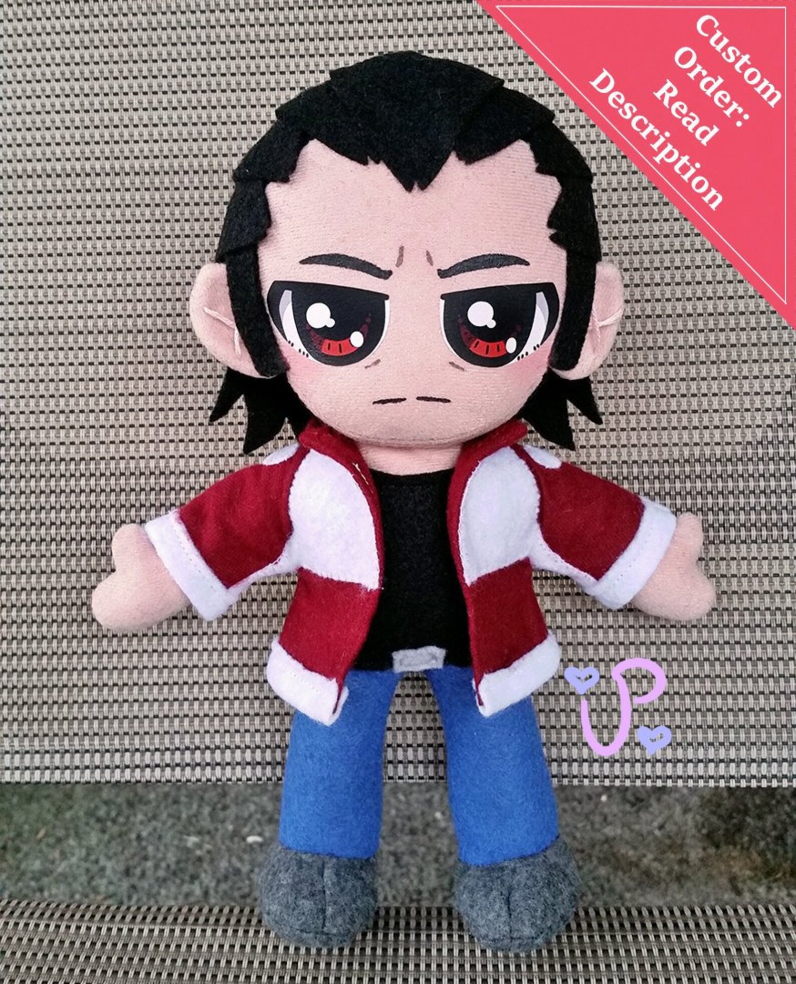 Custom 8 Inch Anime Plush Doll - Etsy