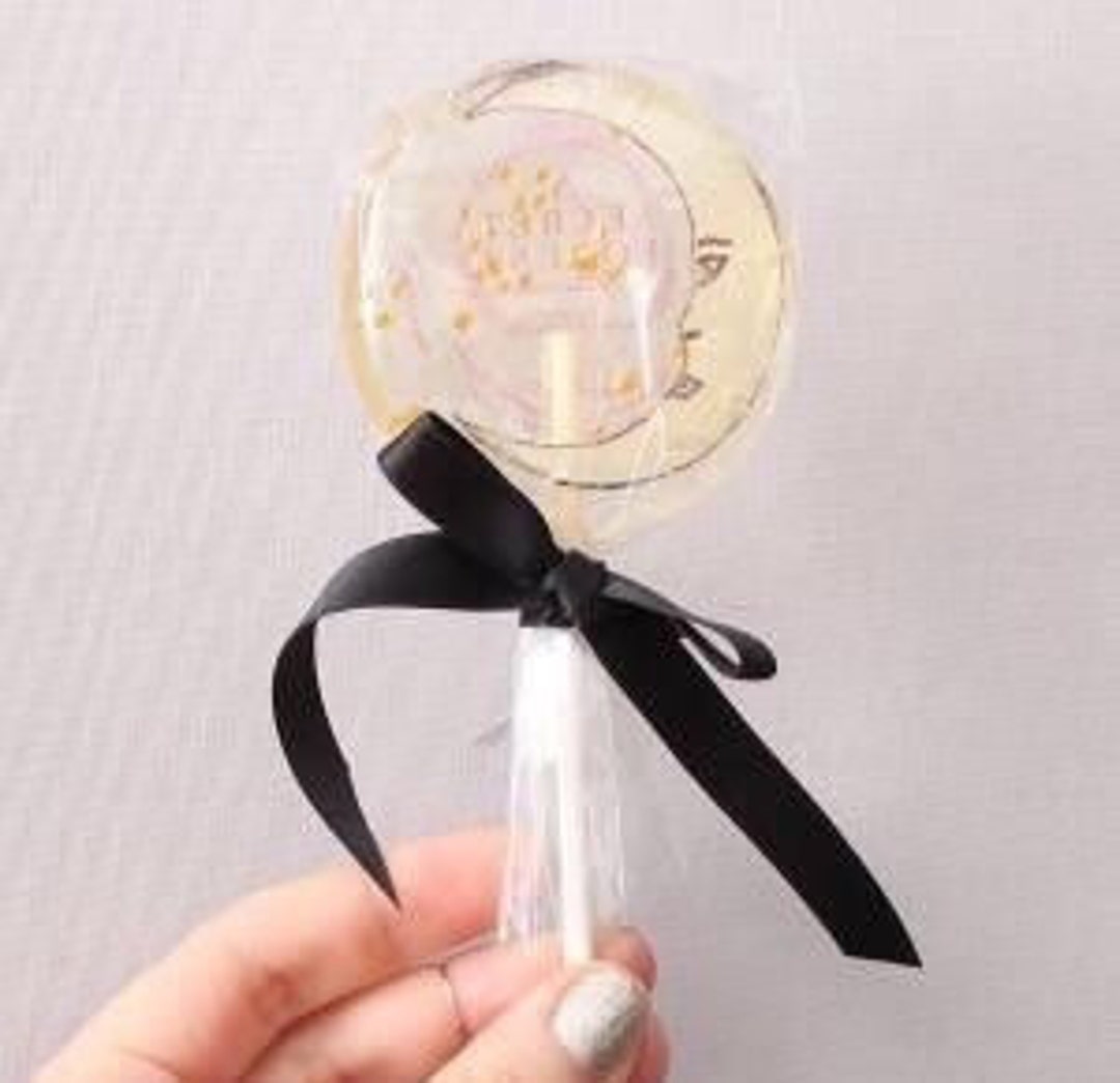 One Vintage Paper Crescent Moon Marshmallow Celestial Birthday Wedding ...