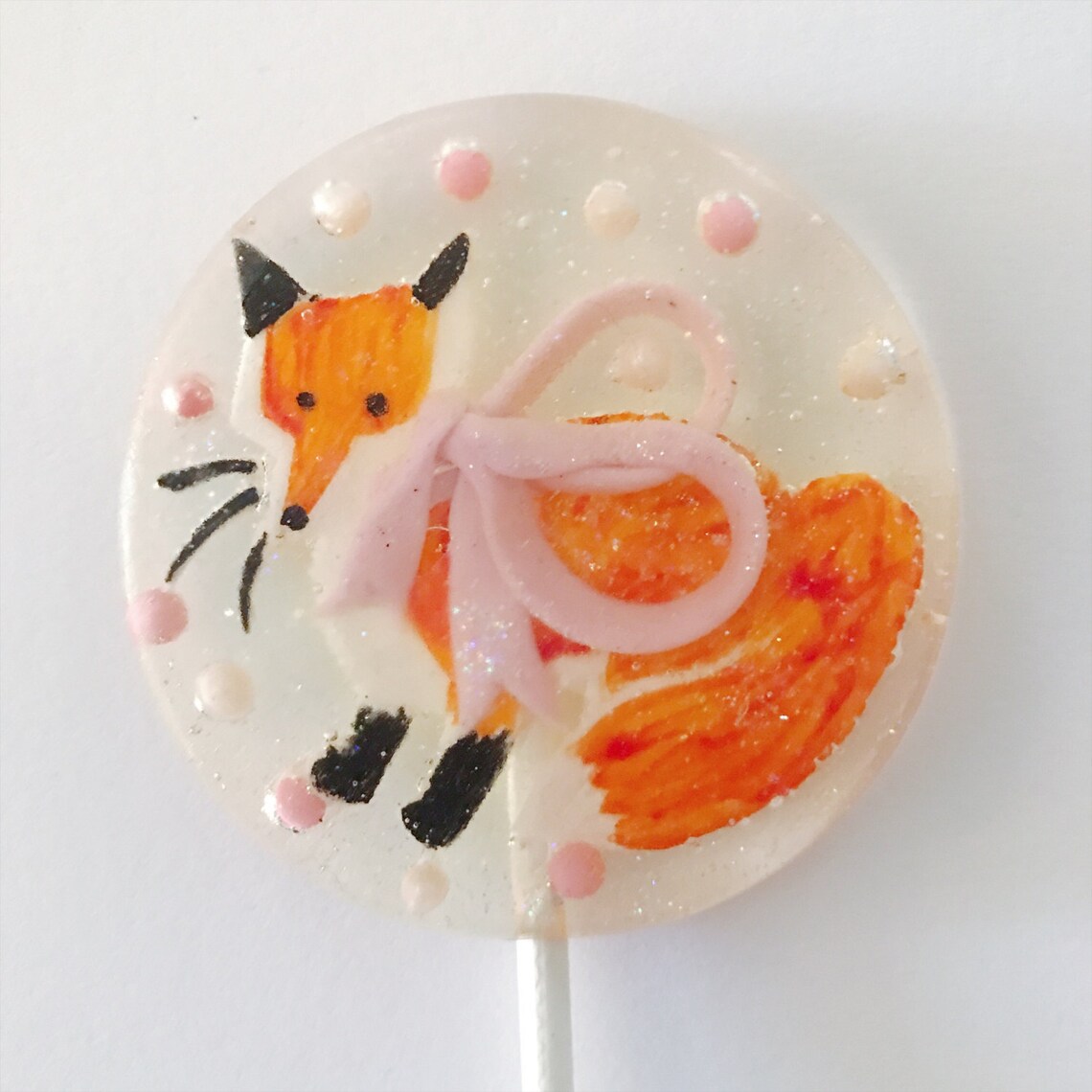 3 Fancy Fox Birthday Celebration Party Favors Lollipops - Etsy