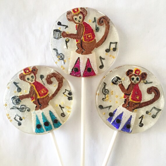 3 Organ Grinder Circus Monkey Retro Kids Birthday Wedding | Etsy