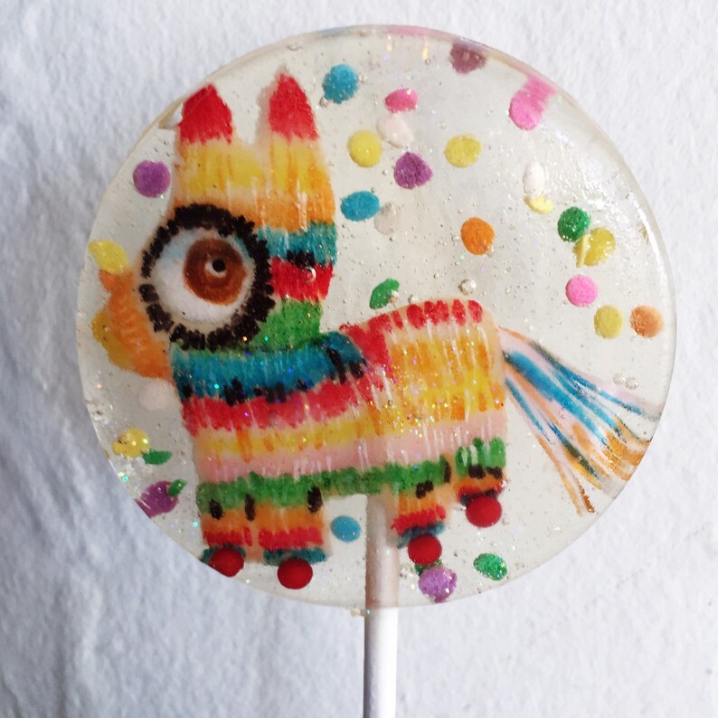 3 Mexican Chocolate Flavored Hand Painted Marzipan Pinata - Etsy