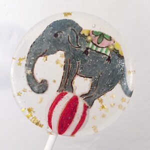 3 Sugar Cookie Flavored Circus Elephant Lollipops - Etsy
