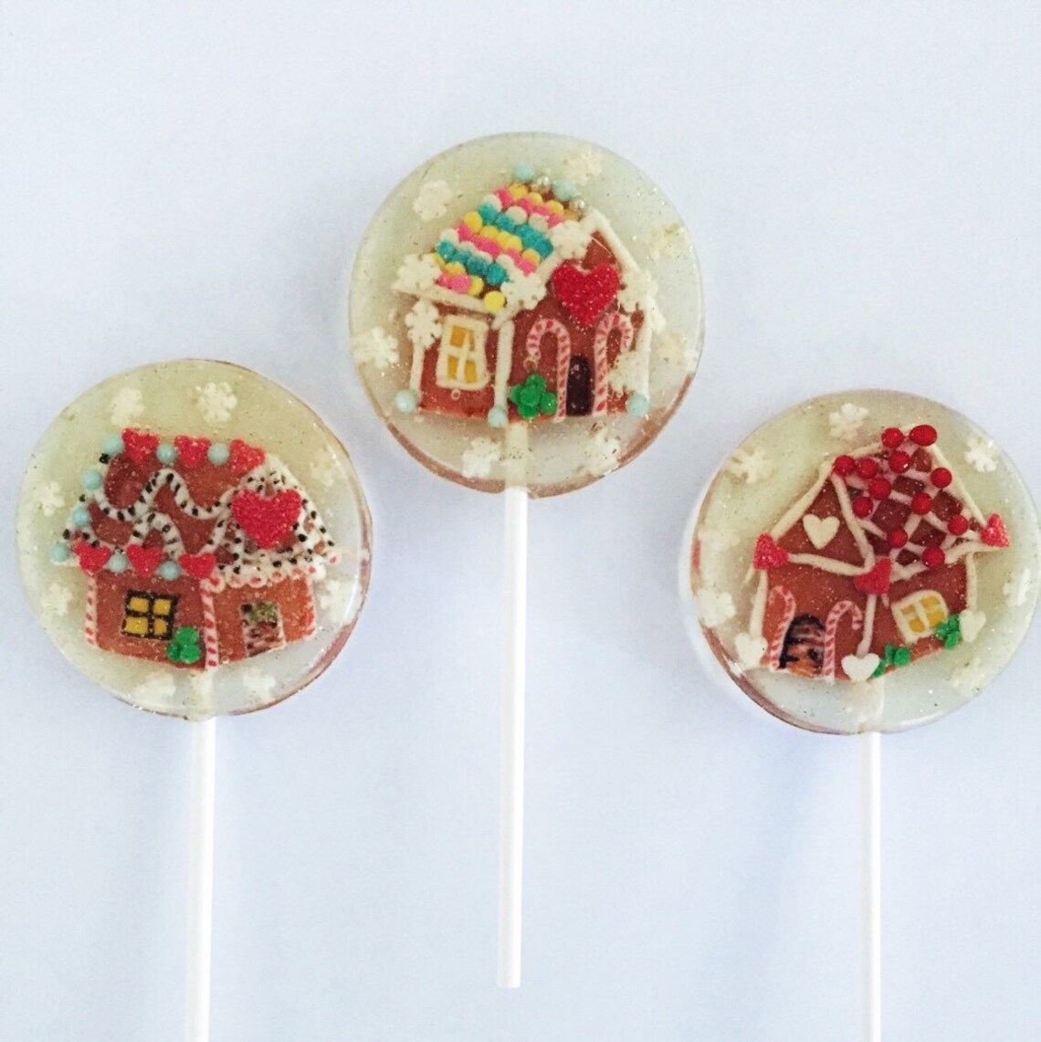 3 Gingerbread Flavored Hand Painted and Decorated Gingerbread - Etsy