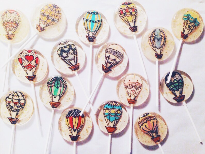 3 Hot Air Balloon Cotton Candy Flavored French Wedding Party | Etsy