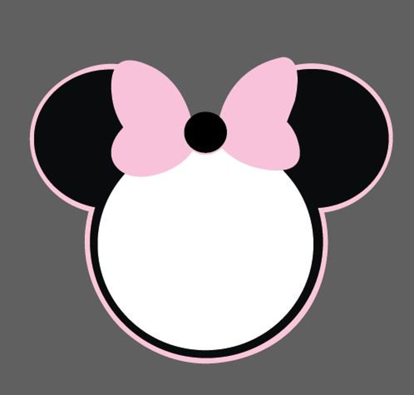 Minnie INVITATION Svg, Template Minnie Invitation Svg, Png, Cricut Cut ...