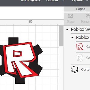 Ro Blox SVG Logo R Para Cortar En Capas - Etsy