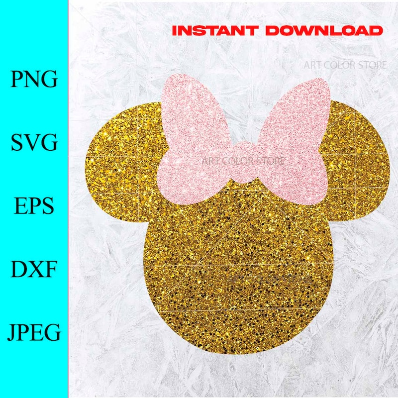 Minnie Mouse Svg - Etsy
