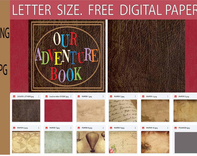 My Adventure Book SVG, Our Adventure Book SVG, up SVG, Adventure Photo ...
