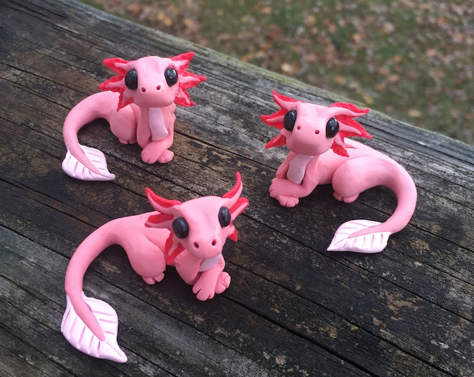Axolotl Dragon Sculptures aka Draxolotls - Etsy