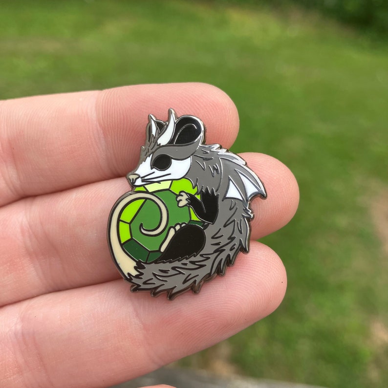 Possum Dragon Enamel Pin! - Etsy