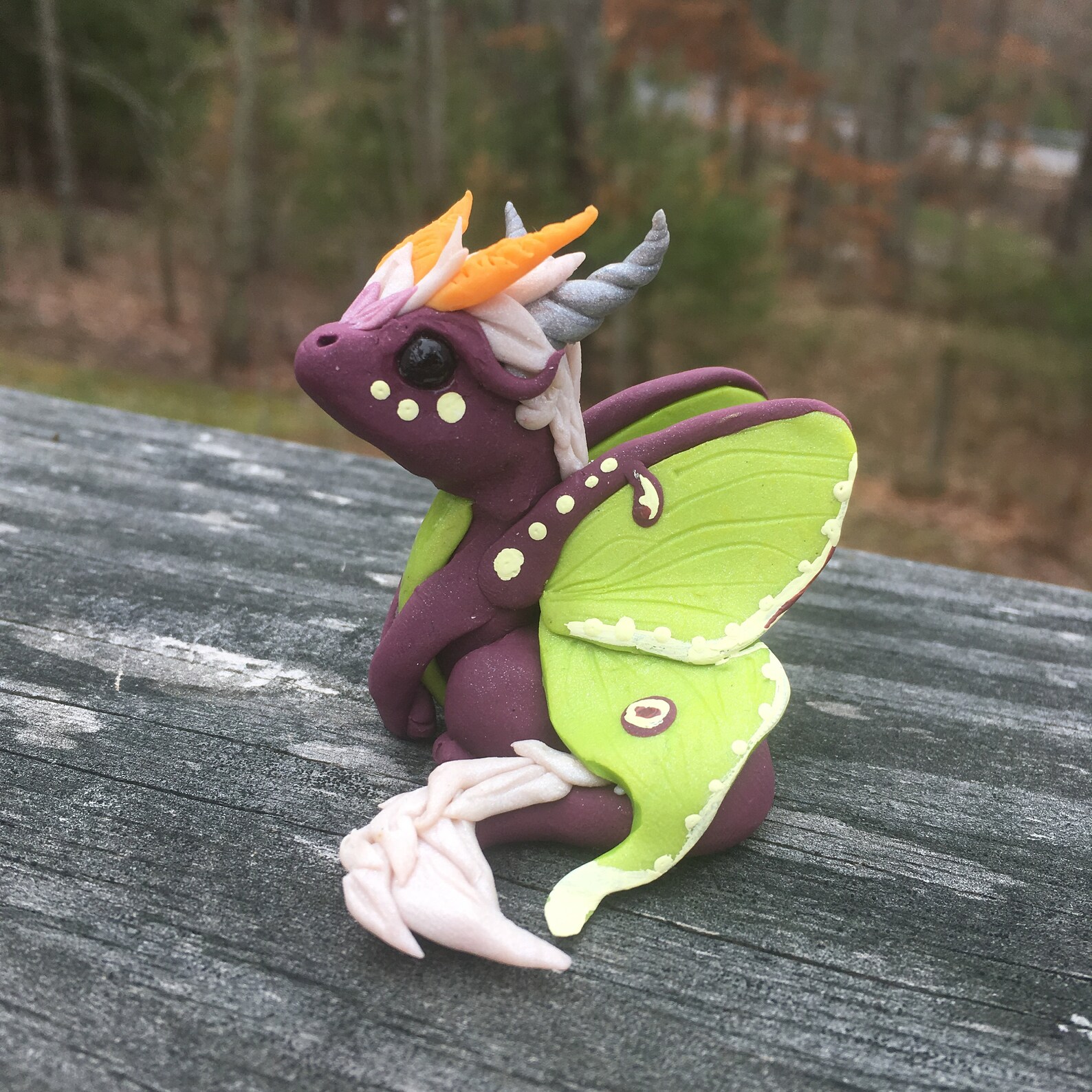 MADE TO ORDER: Moth Dragon Sculptures | Etsy