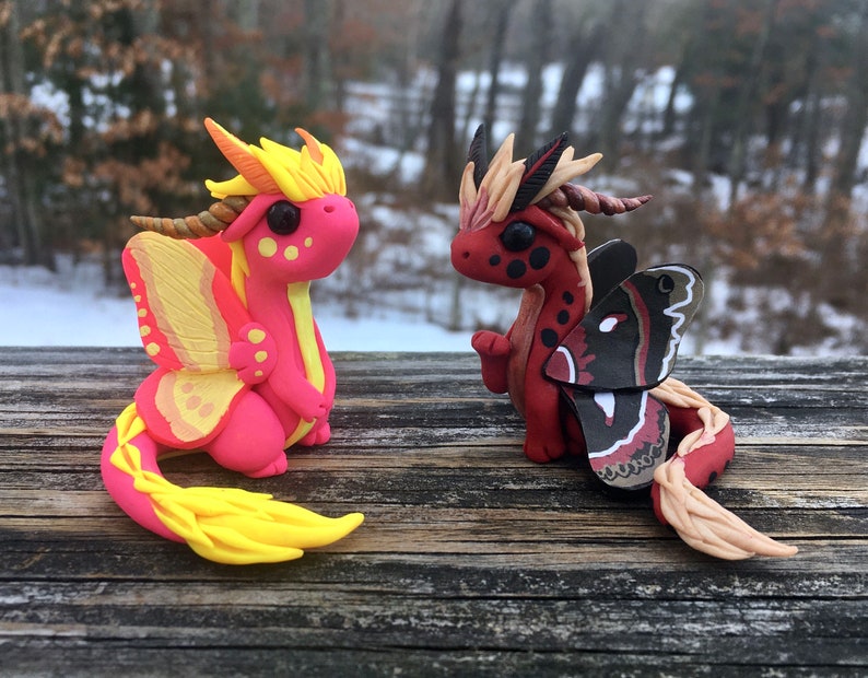 Made to Order Moth Dragon Sculptures - Etsy