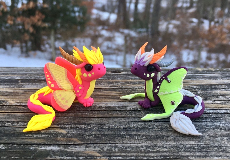 Made to Order Moth Dragon Sculptures - Etsy