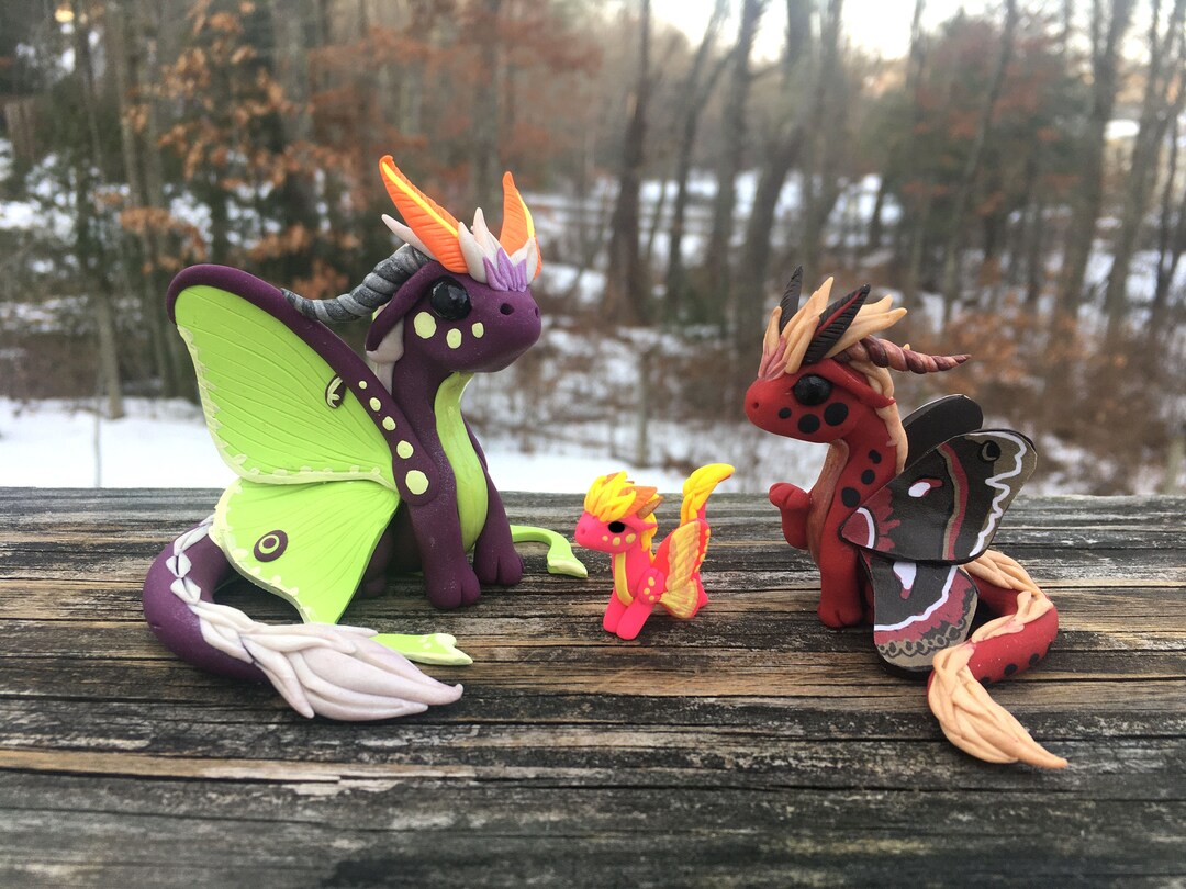 Made to Order - Moth Dragon Sculptures - Etsy