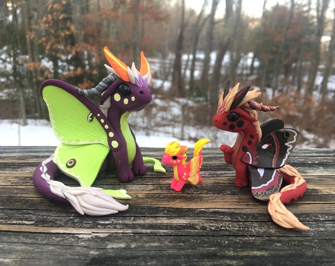 Made to Order - Moth Dragon Sculptures - Etsy