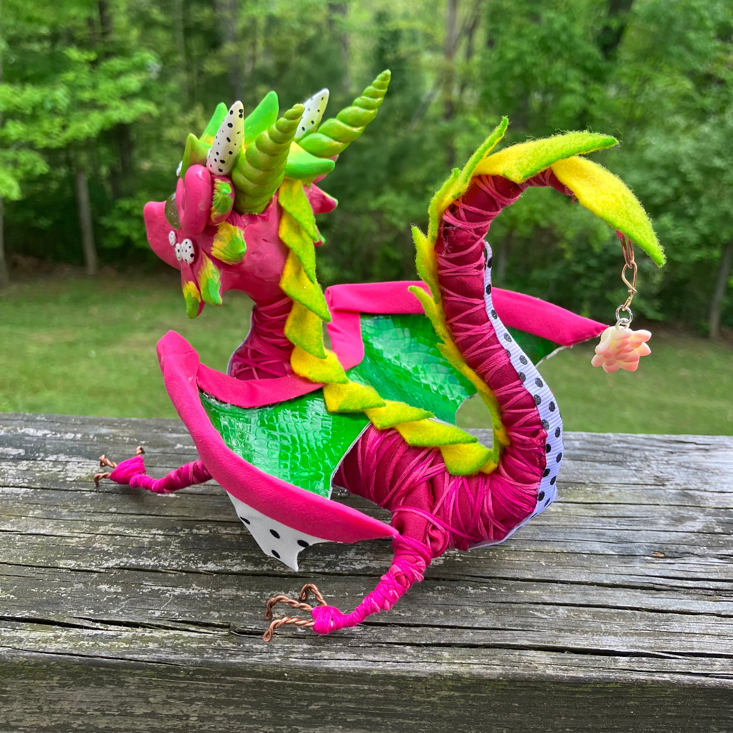 Wearable Dragon Art Doll - Dragonfruit - Etsy