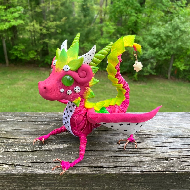 Wearable Dragon Art Doll - Dragonfruit - Etsy