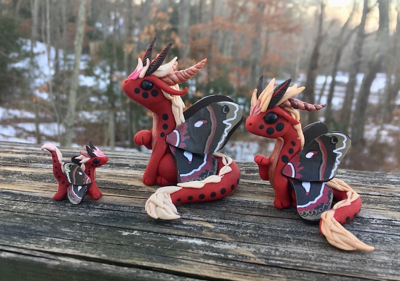 Made to Order - Moth Dragon Sculptures - Etsy