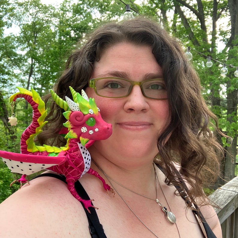 Wearable Dragon Art Doll - Dragonfruit - Etsy