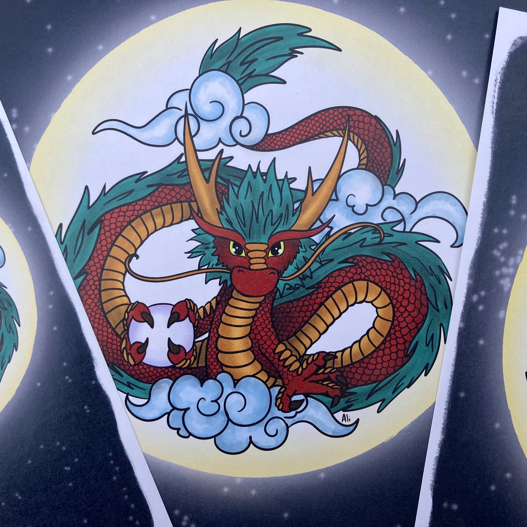 Lunar New Year: Year of the Dragon Art Prints - Etsy
