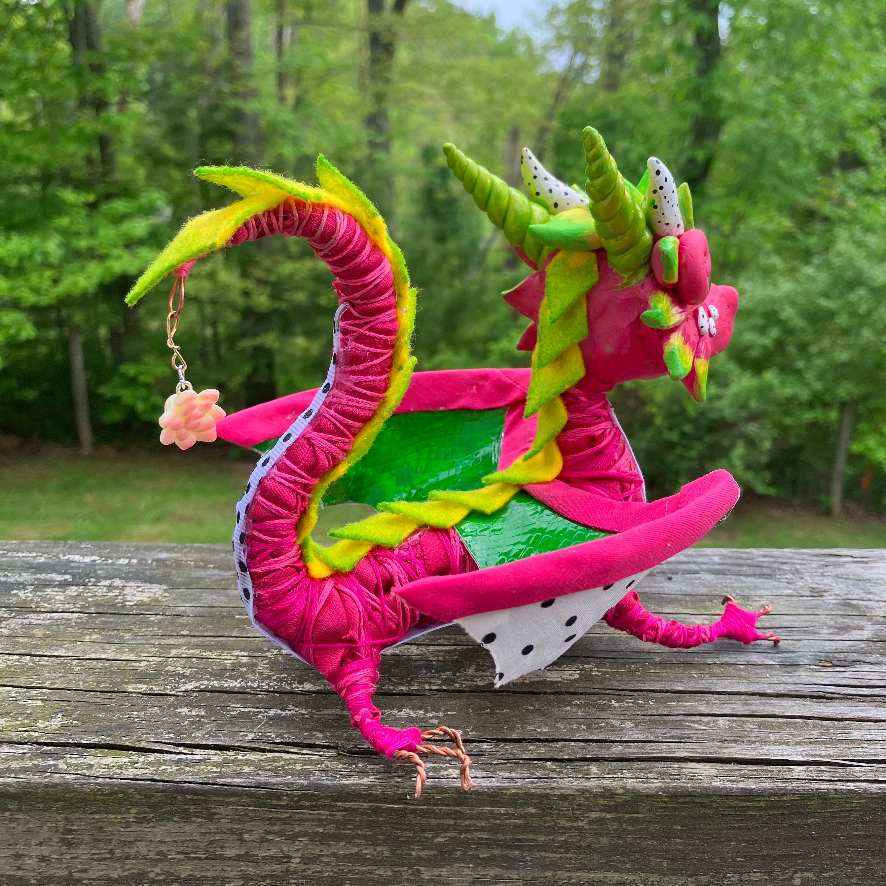 Wearable Dragon Art Doll - Dragonfruit - Etsy