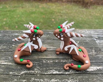 Strawberry Ice Cream Dragon Polymer Clay Sculpture - Etsy