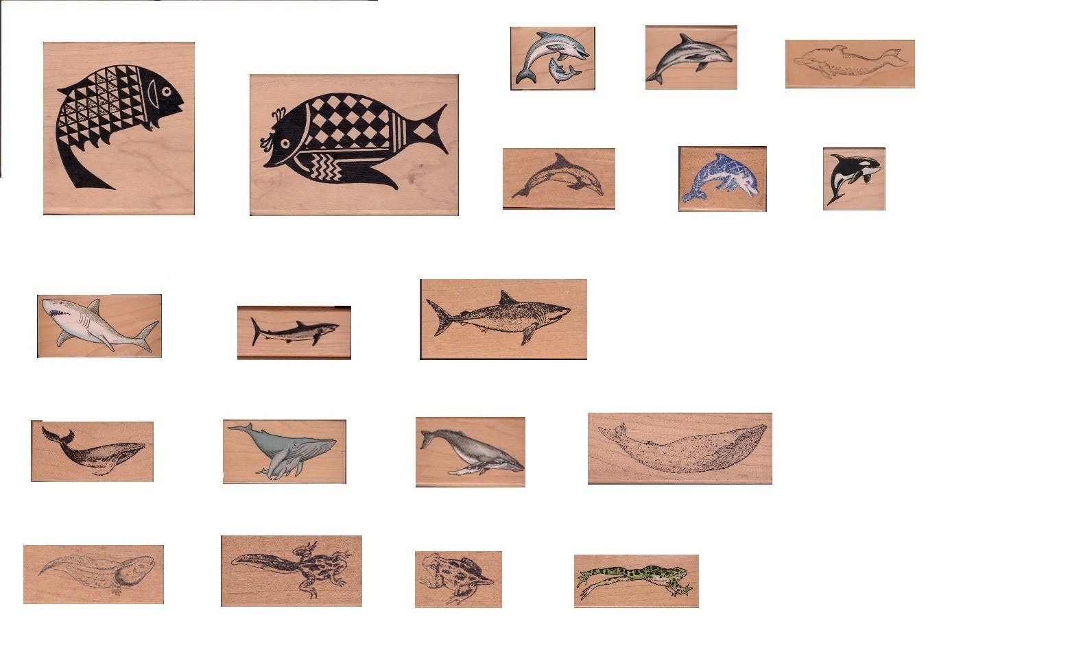 Aquatic Vintage Rubber Stamps - Etsy