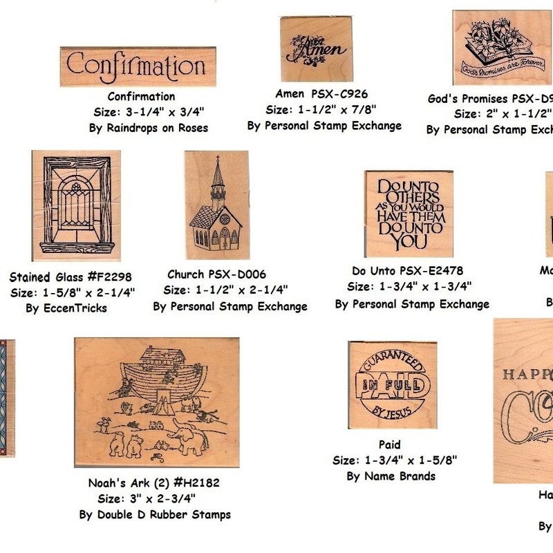 Scripture Stamps - Etsy