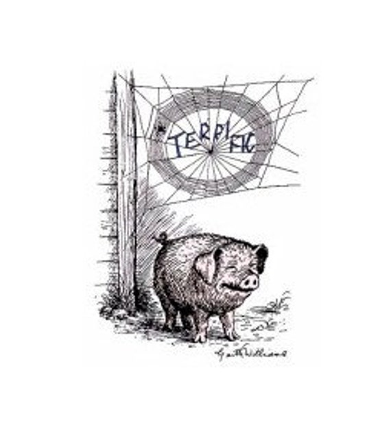 Charlotte's Web - Terrific Pig Tee-Shirt - Gem