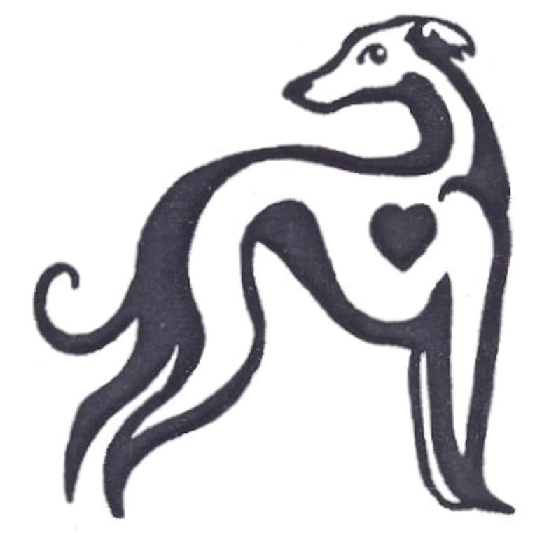 Greyhound-4e-um (heart Hound) - Etsy