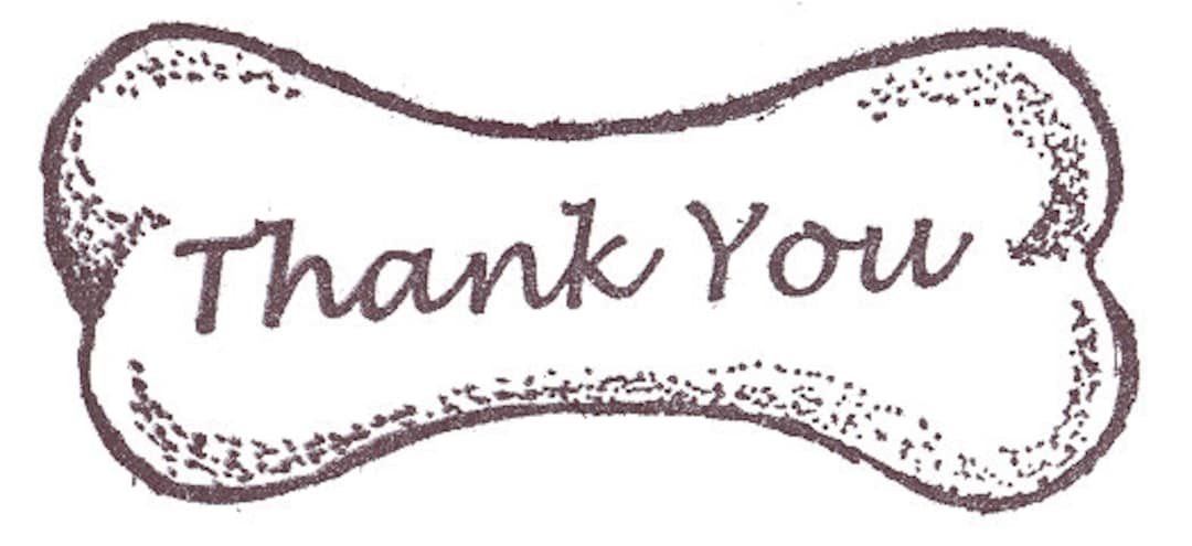 Thank You Bone-1002e - Etsy