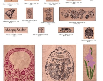 Easter Rubber Stamp | Etsy