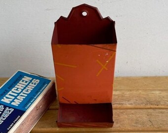 Tin Match Holder | Etsy