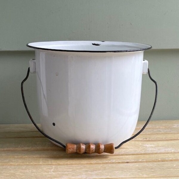 Enamel Chamber Pot - Etsy