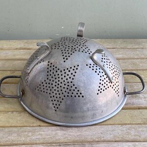 Vintage Aluminum Star Colander, Farmhouse Kitchen - Etsy