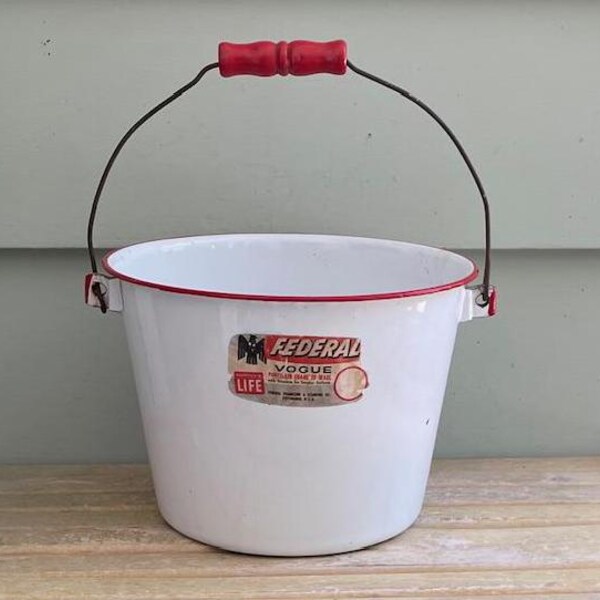 Enamel Bucket - Etsy