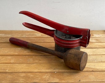 Red Handled Kitchen Utensils - Etsy