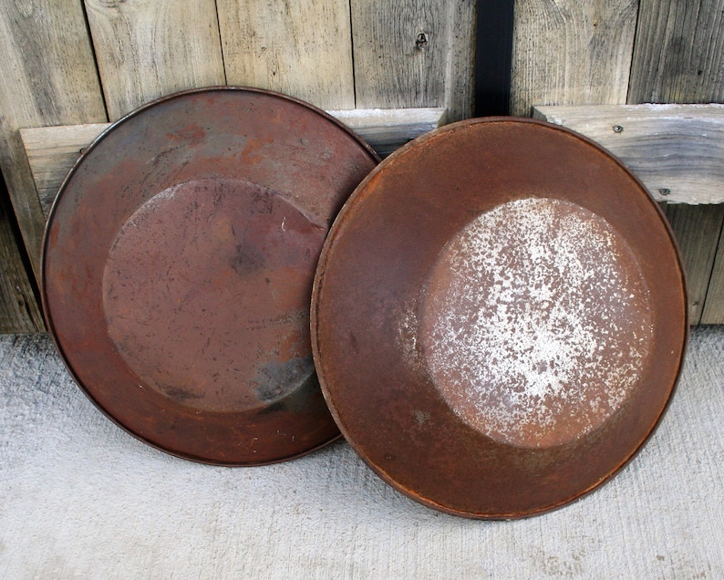 Antique Gold Mining Pans Set Of Two Gold Prospector Pans | Etsy