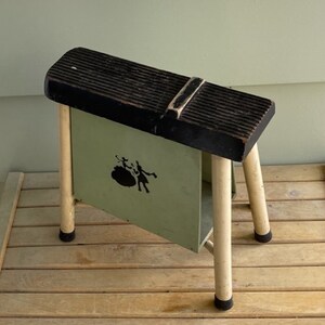 Vintage Shoe Shine Stool With Storage, Shoe Shine Box - Etsy